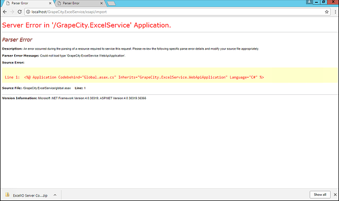 Excelio Sample App Not Found In Spreadjs 11 Spreadjs Spreadjs Mescius Forums