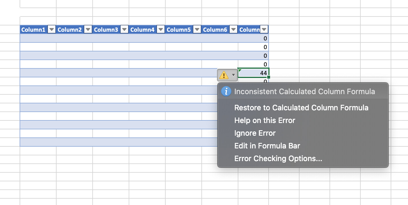 Enforce Column Level Table Calculations | SpreadJS | SpreadJS | MESCIUS Forums