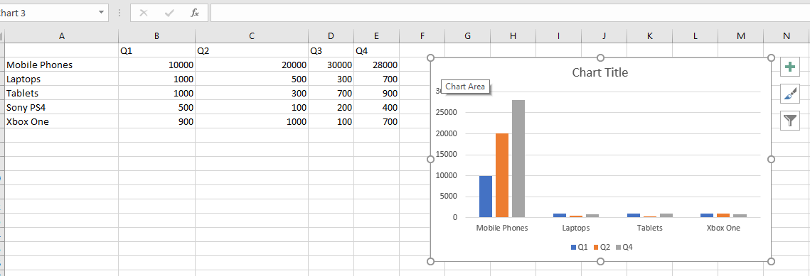 Charts based on multiple ranges | SpreadJS | SpreadJS | MESCIUS Forums