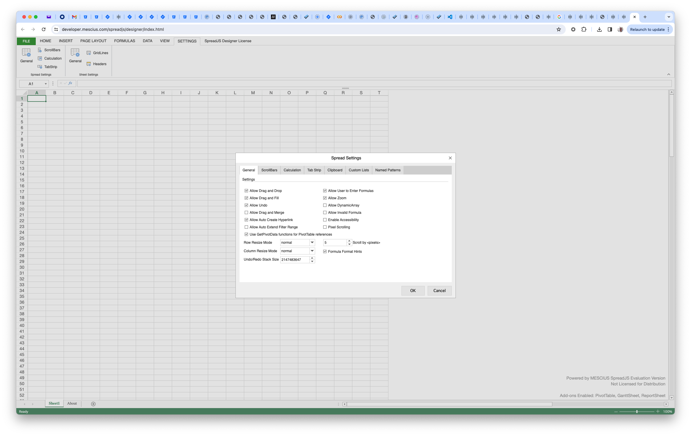 Creating A Custom Spread Setting Pop Up Selection Spreadjs Spreadjs Mescius Forums