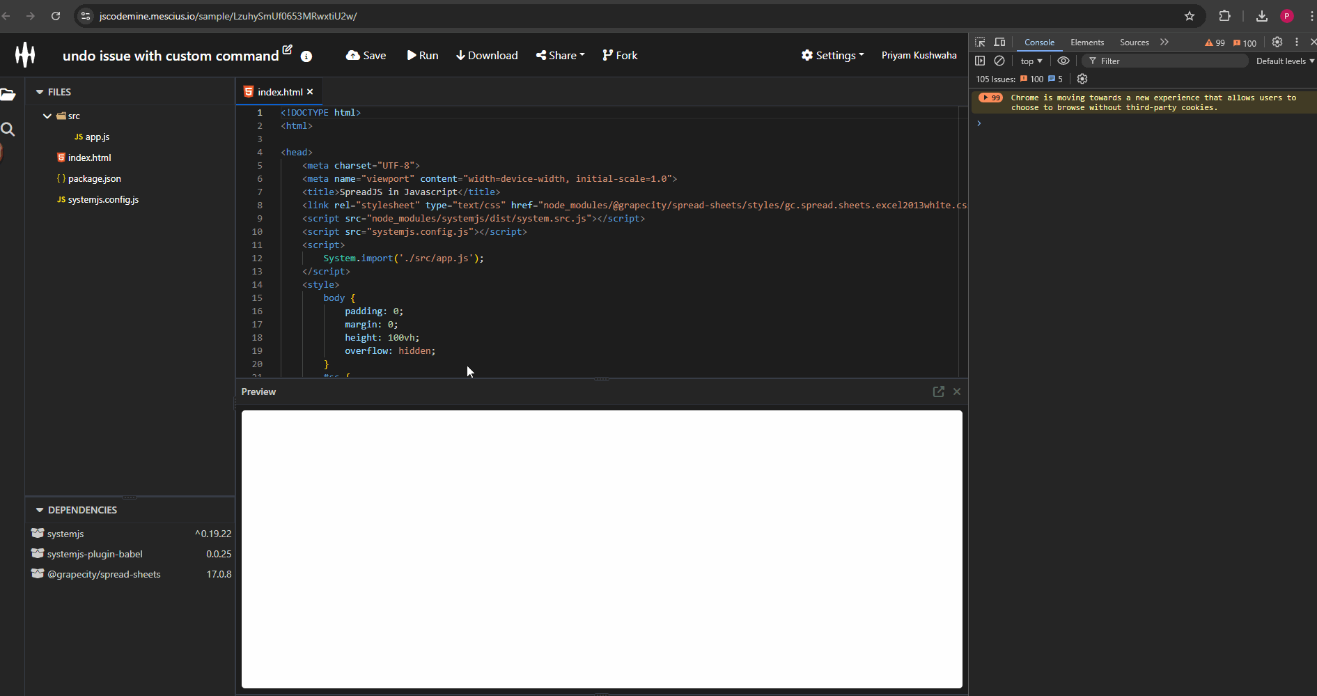 Is there a way to see what commands are registered with the CommandManager? | SpreadJS ...