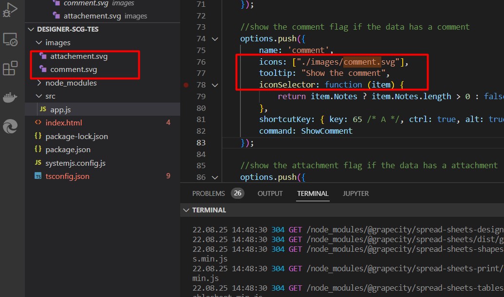 Available formats for IRowActionOptions.icons TableSheet Custom Action | SpreadJS | SpreadJS ...