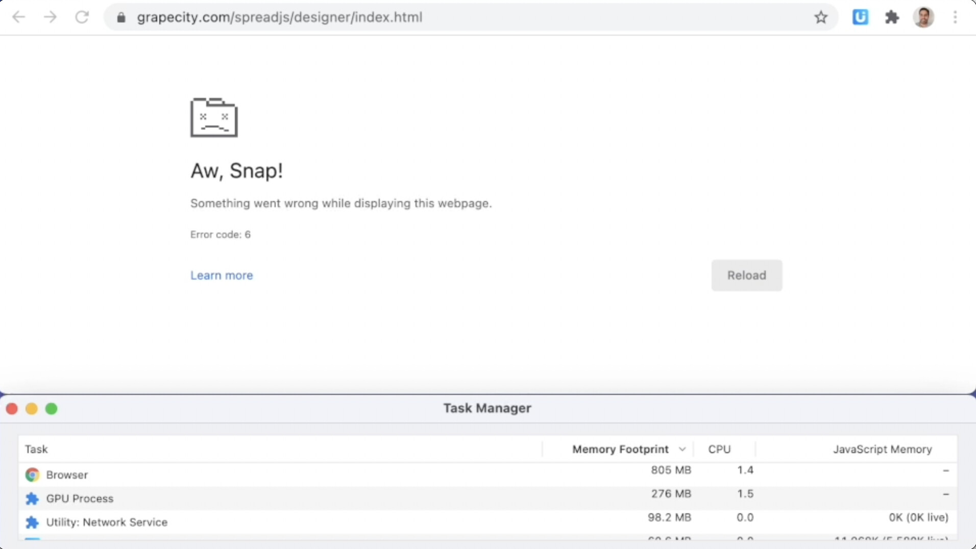 Memory Leak when loading new spreadsheets | SpreadJS | SpreadJS | MESCIUS Forums