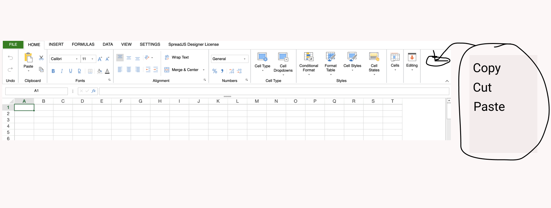 How To Add Custom Drop Down Menu In Spreadjs Designer Components Spreadjs Spreadjs