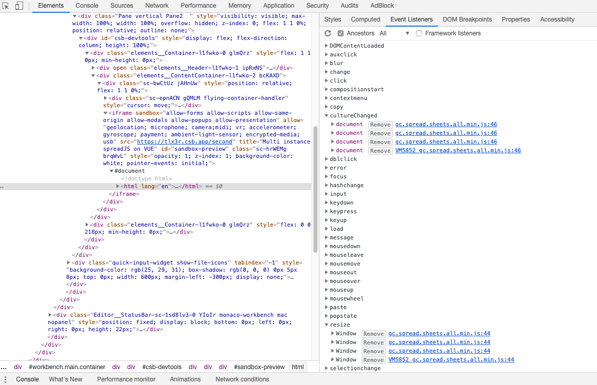 Memory Leak on SPA application | SpreadJS | SpreadJS | MESCIUS Forums