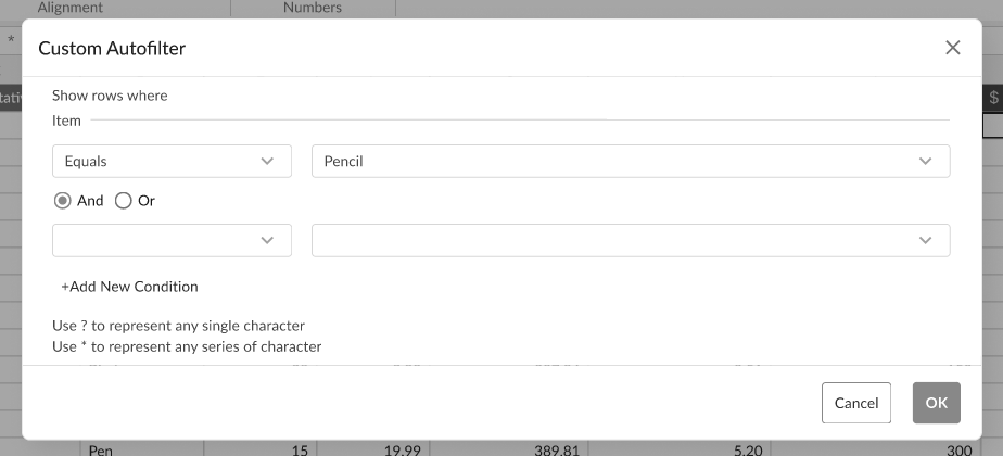 Add Button In Filter Dialog Box Spreadjs Spreadjs Mescius Forums
