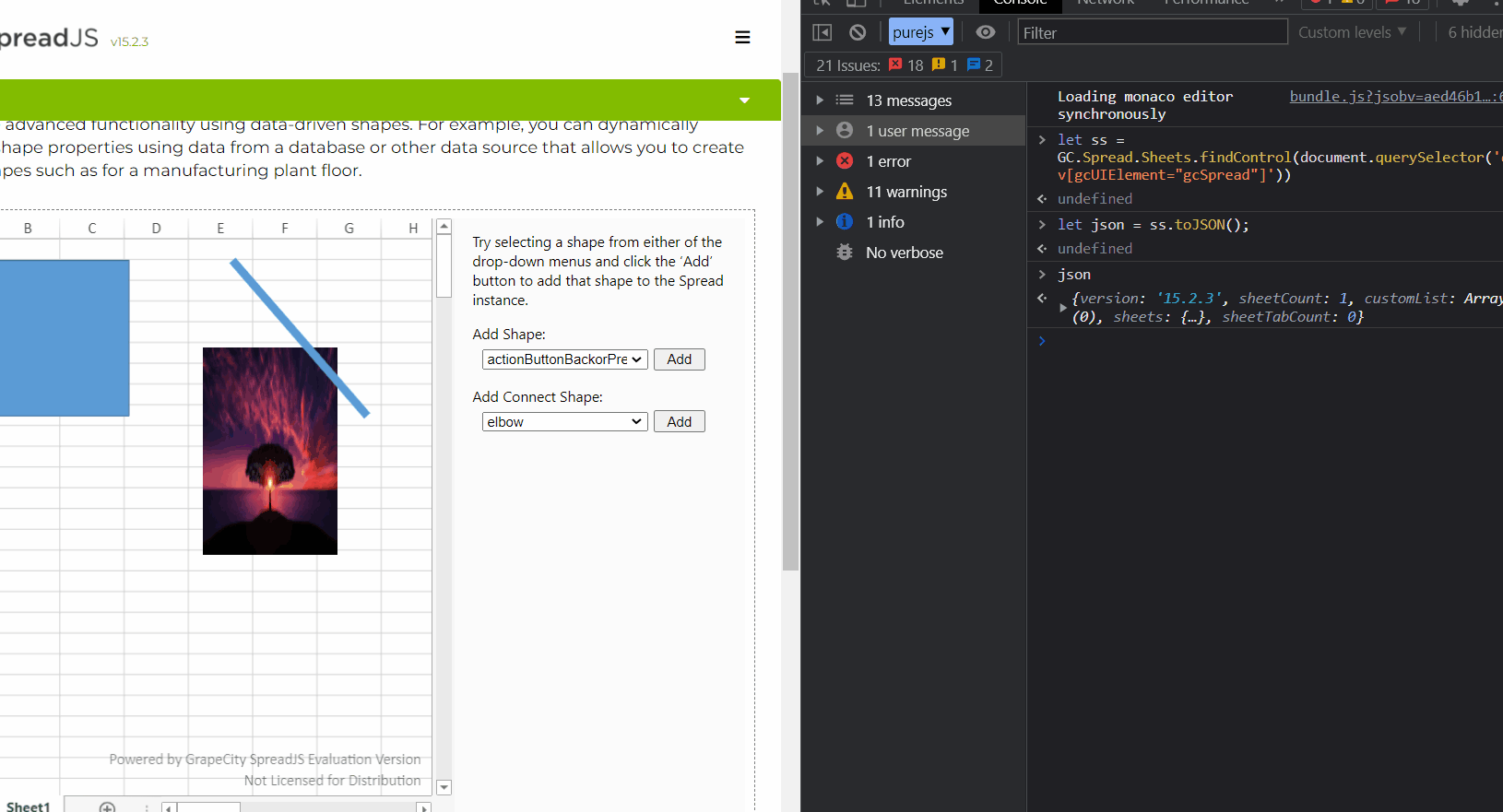 PictureShape src not included in toJSON() output | SpreadJS | SpreadJS | MESCIUS Forums
